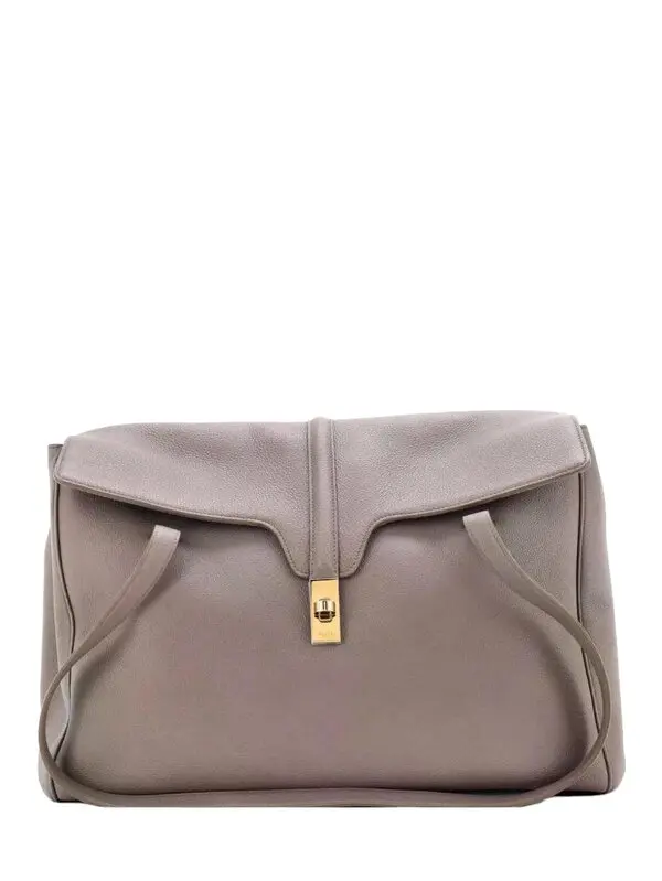 Celine Soft 16 Large Shoulder Bag - Grey