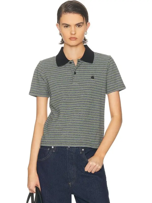 Carhartt Work In Progress Dion Short Sleeve Polo Shirt - Dion Stripe & Icaria