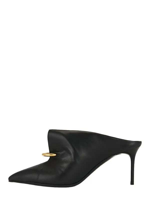 Balmain Piercing Mule - Black