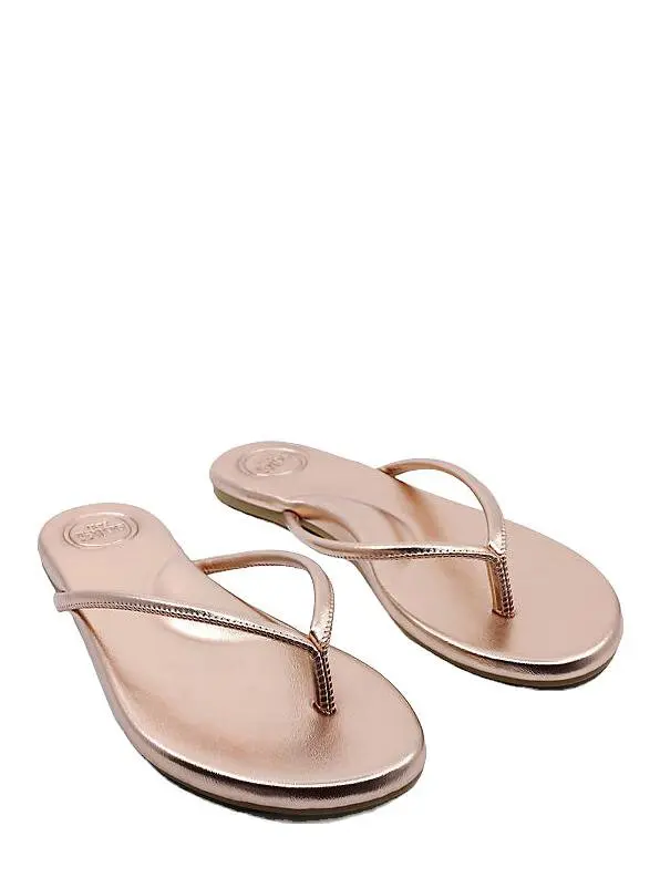 SOLEI SEA Vivie Thong Sandals - Blush Pink
