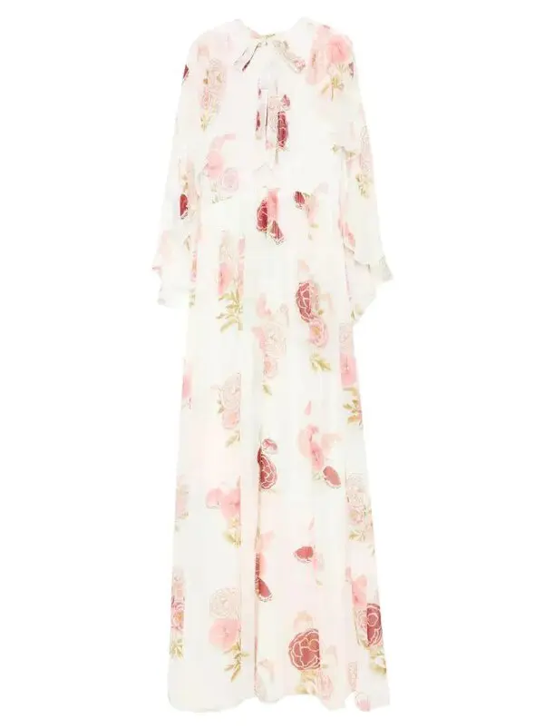 Giambattista Valli Floral Dress - White