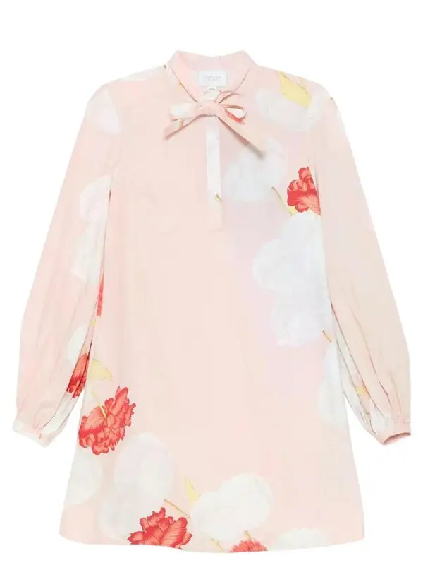 Giambattista Valli Floral-print Mini Dress - Pink