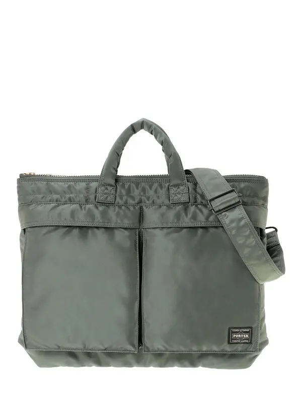 PORTER-YOSHIDA & CO Tanker Short Helmet Bag - Green