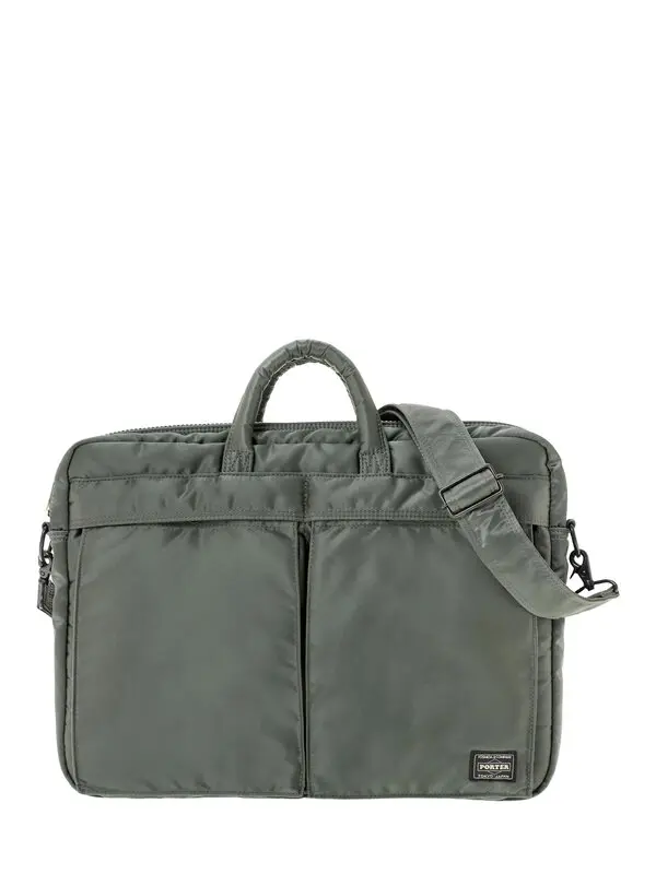 PORTER-YOSHIDA & CO Tanker 2way Document Bag - Green