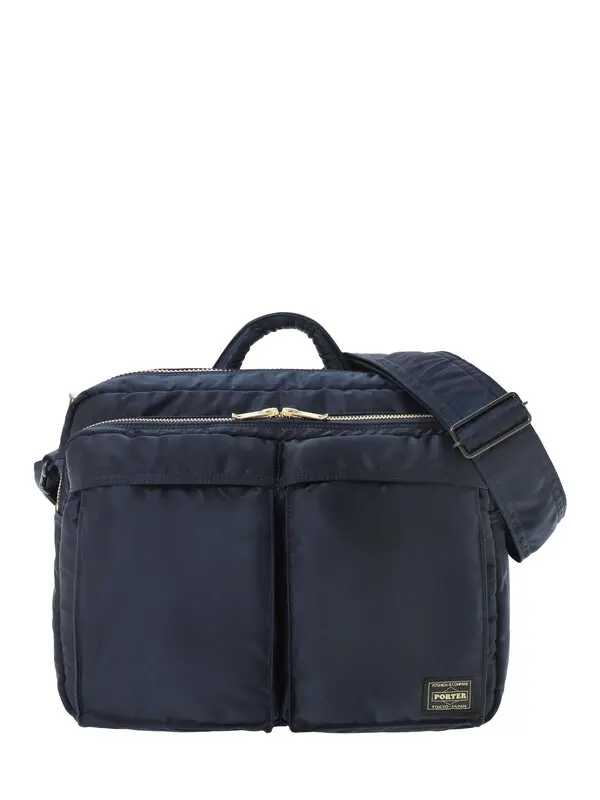 PORTER-YOSHIDA & CO Tanker Sling Bag With Zip - Blue