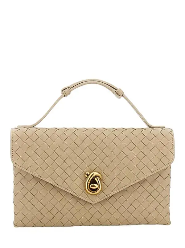 Bottega Veneta Knot Lock Bag - Beige