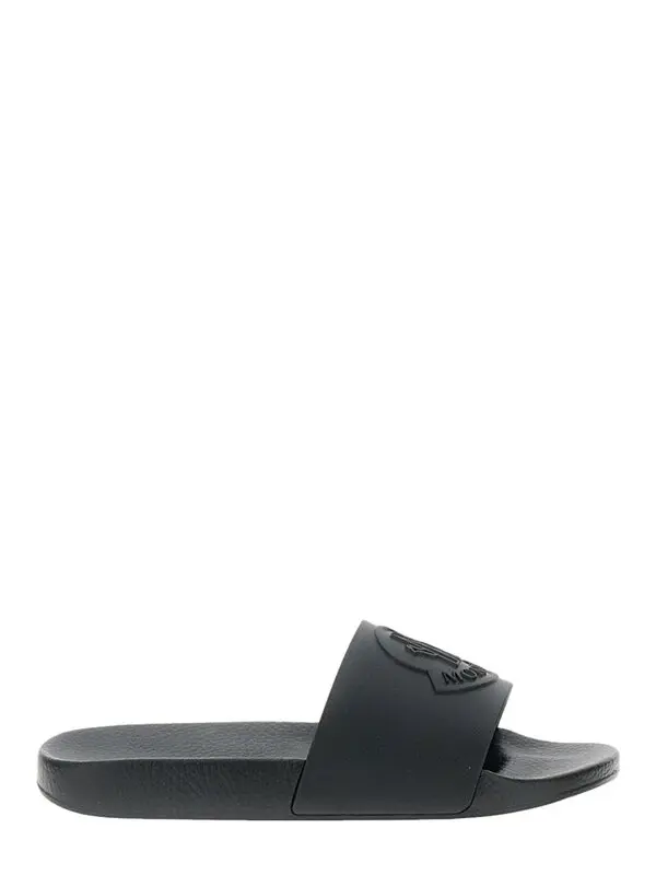 Moncler Basile Slides - Nero