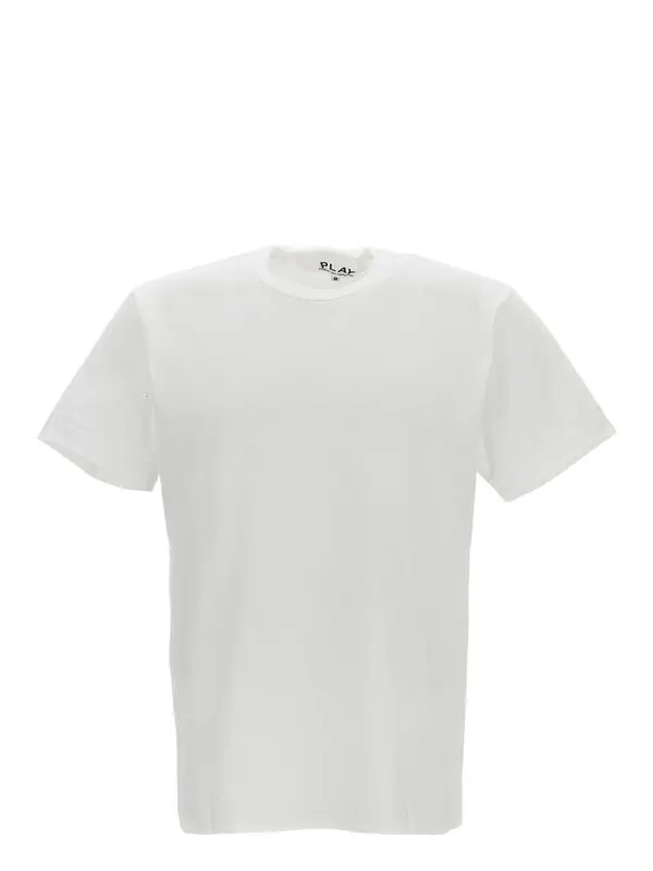 Play Comme Des Garcon Red Heart T-shirt - White