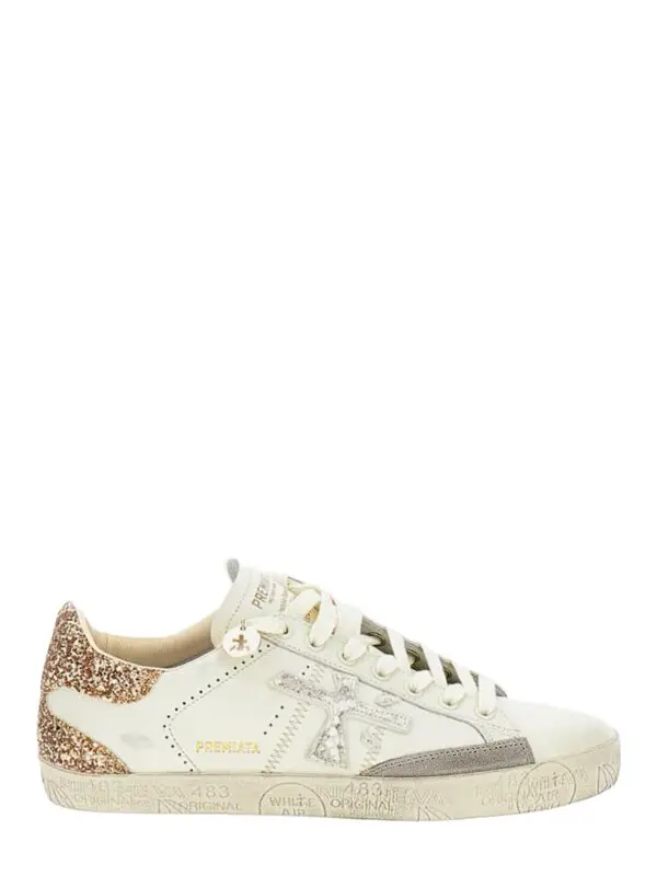 Premiata Stevend Lace Up Sneakers - White