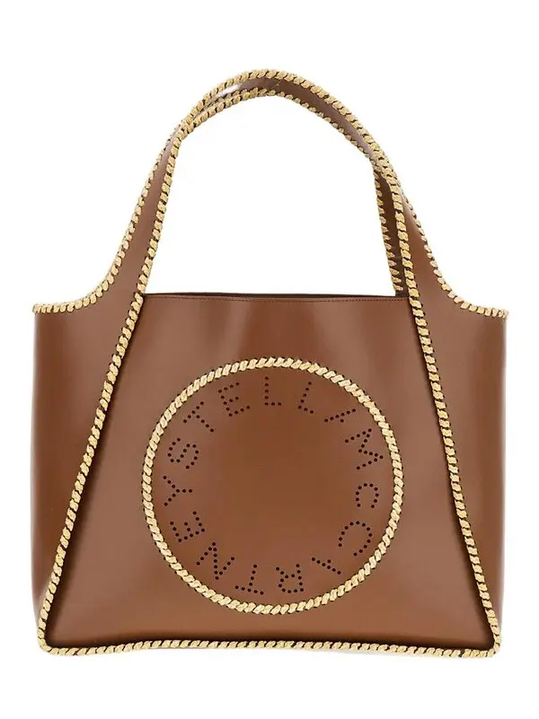 Stella McCartney Logo Crossbody Bag - Brown