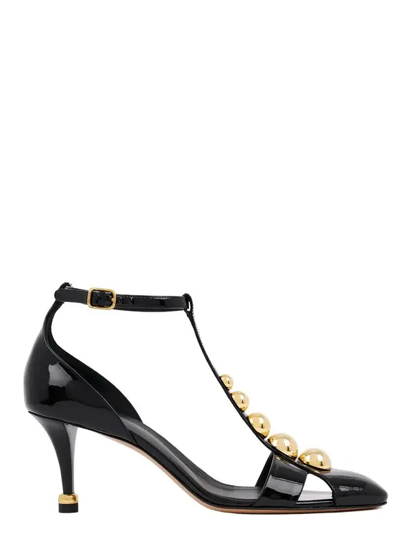 Chloé Cleia Heeled Sandals - Black