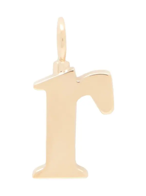 Chloé Alphabet Letter R Charm - Light Gold