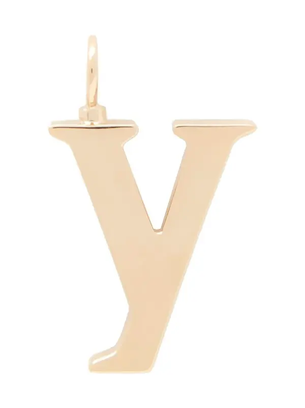 Chloé Alphabet Letter Y Charm - Light Gold