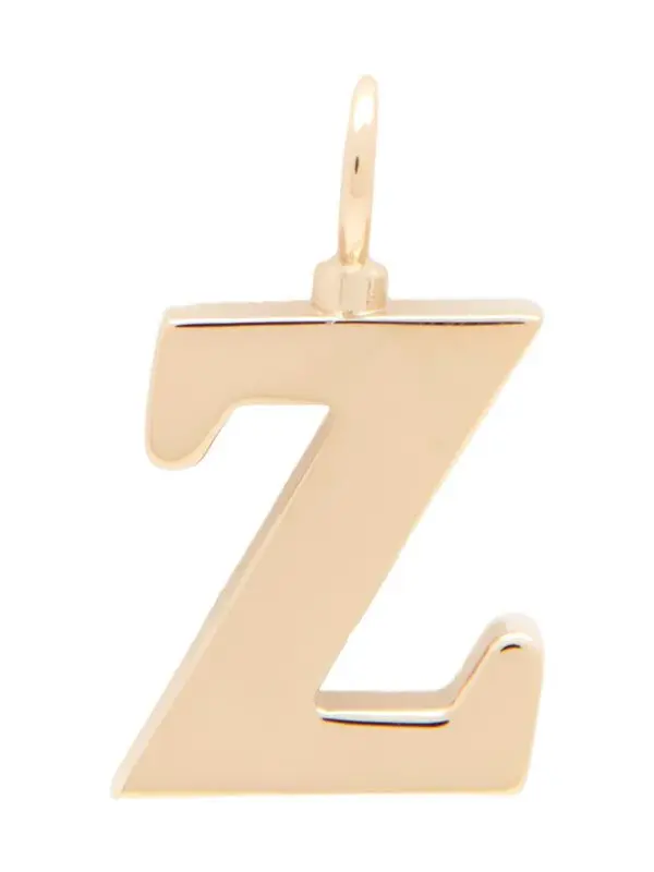 Chloé Alphabet Letter Z Charm - Light Gold