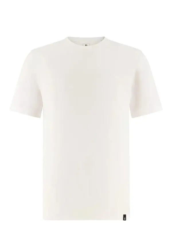 Boggi Milano T-shirt In Stretch Supima Cotton - Neutrals