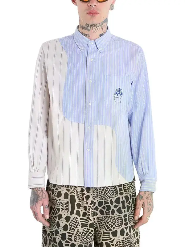 BRAIN DEAD Brooks Brothers California Shirt - Blue