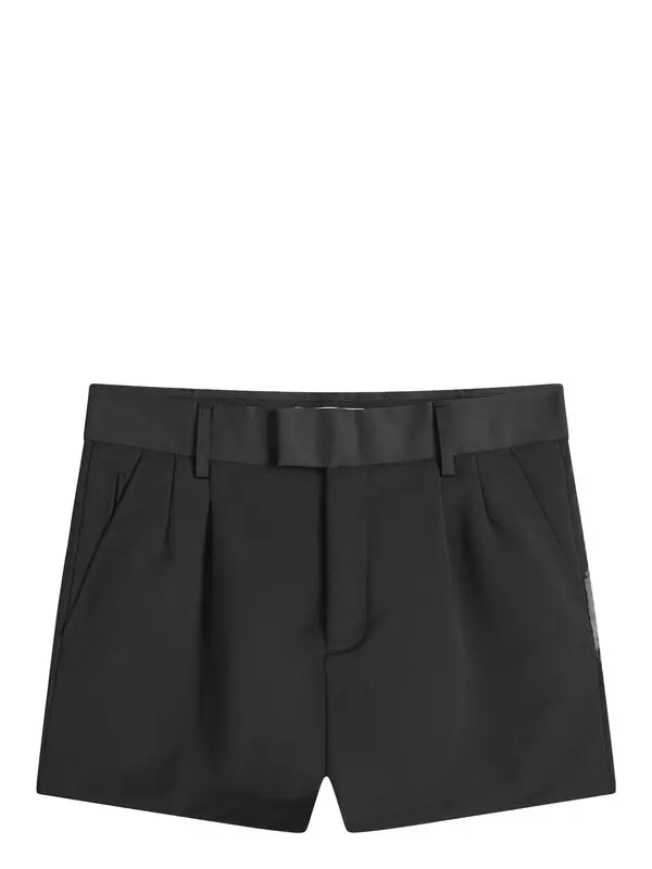 ENTIRE STUDIOS Compact Tailored Short - Black Wool