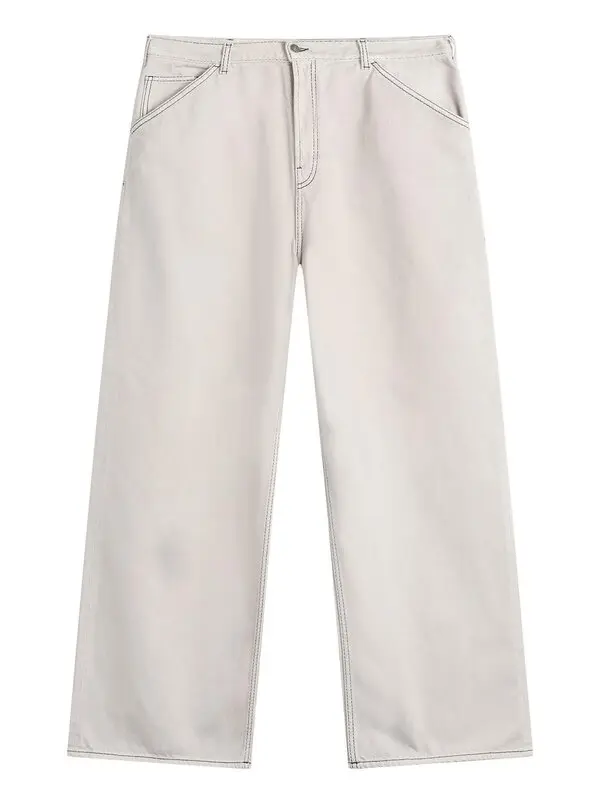 Acne Studios Denim Bow Trouser - White/ecru