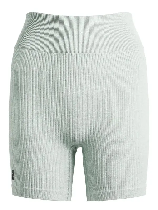 On Studio Knit Cycling Shorts - Mineral Heather