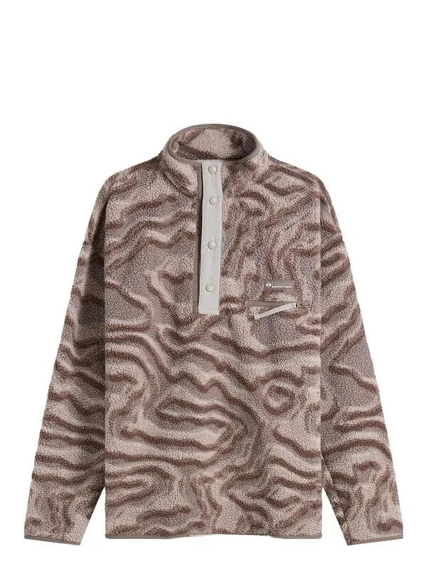 Columbia Helvetia™ Ii Printed Half Snap Fleece - Iron Topoglitch
