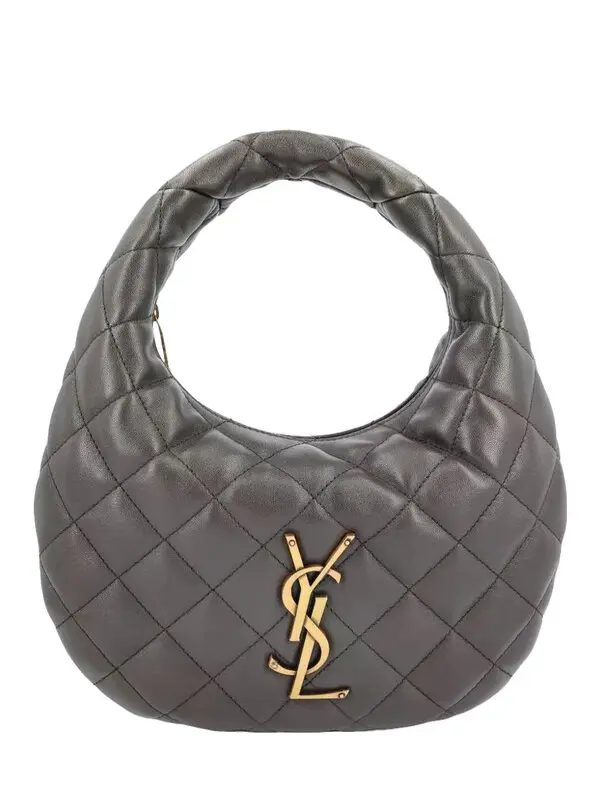 Saint Laurent Icarino Quilted Tote Bag - Grey