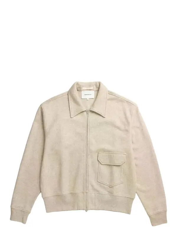 Norse Projects Zip-up Jacket - Neutrals