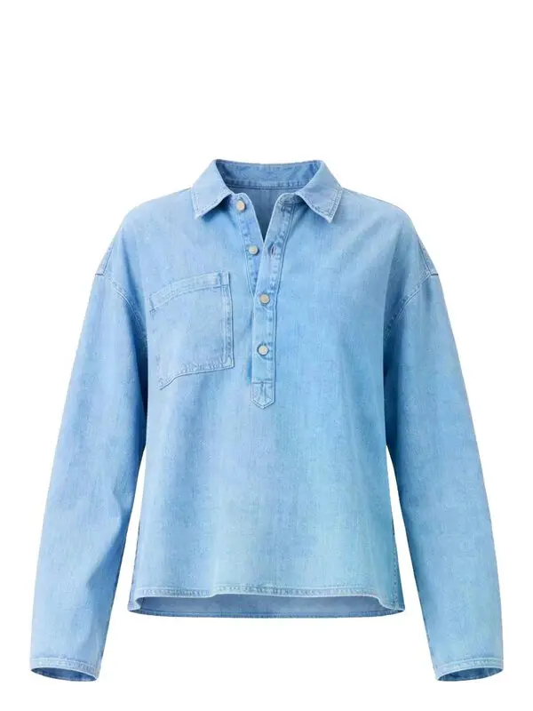 CYCLE Giselle Denim Shirt - Blue