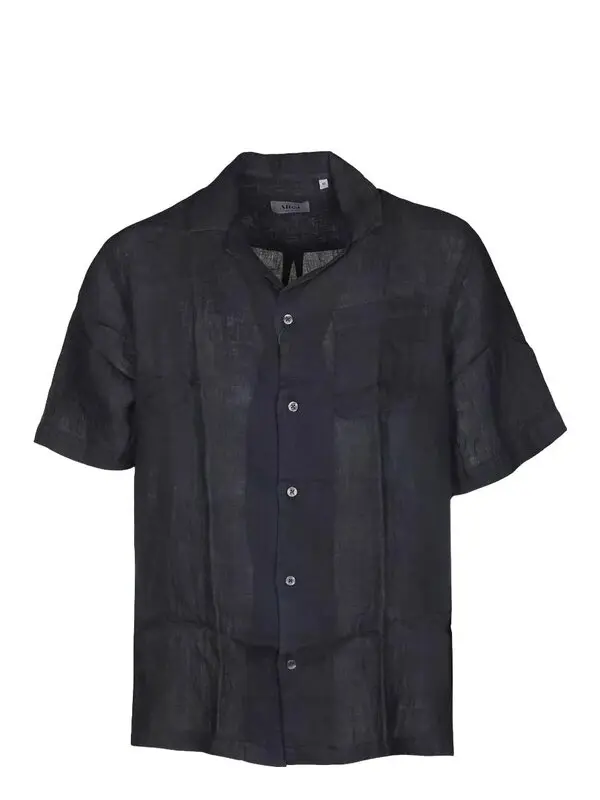 Altea Chest-pocket Short-sleeve Shirt - Blue