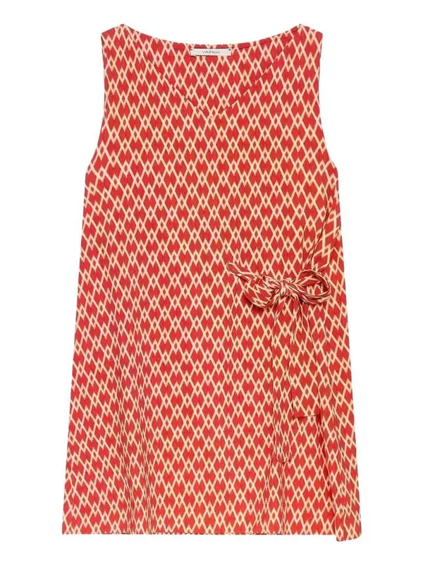 Malìparmi V-neck Top - Red