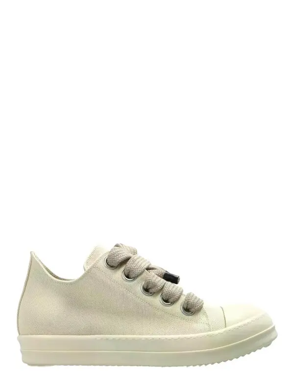 Rick Owens Overdyed Denim Jumbo Sneakers - Neutrals