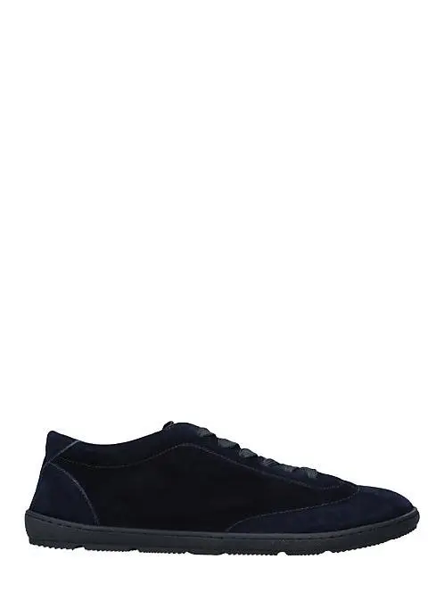 Brunello Cucinelli Suede Low Top Sneakers - Navy