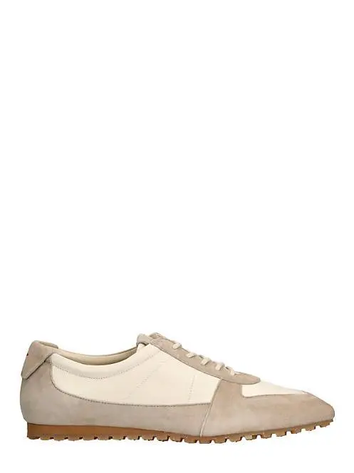 AeydĒ Uma Suede And Leather Trainers - Cream Comb