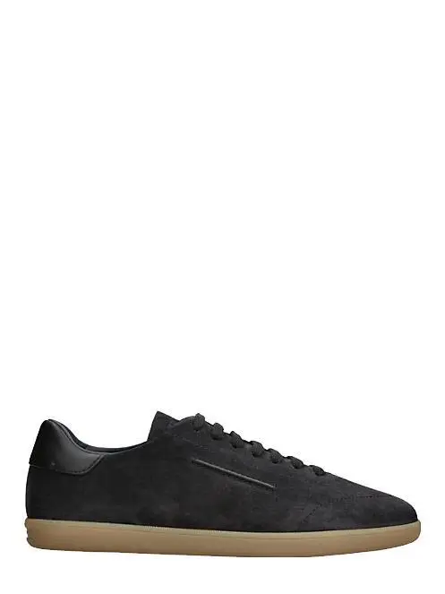 Zegna 232 Suede Trainers - Navy