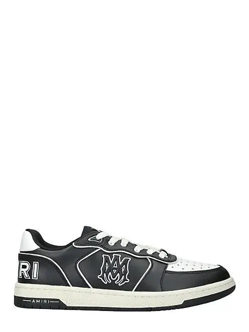 Amiri Newport Leather Trainers - Black