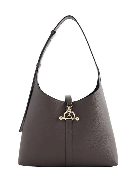 Strathberry Kite Leather Shoulder Bag - Espresso