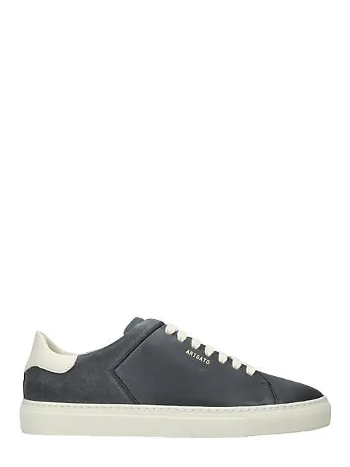 Axel Arigato Clean 90 Split Leather And Suede Trainers - Navy
