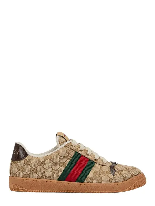 Gucci Screener Gg Canvas Sneakers - Sand