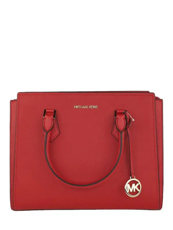 Michael Kors Hope Large Satchel - Flame Red