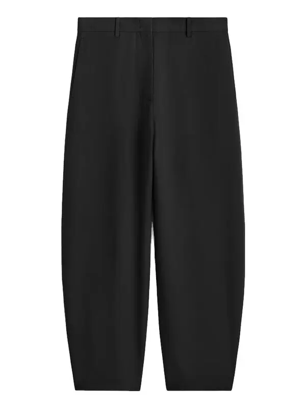 Cos Silk Tulip Pants - Black