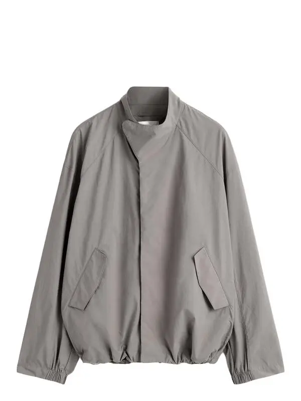 Cos Technical Nylon Blouson Jacket - Gray