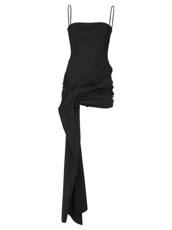 Chiara Boni La Petite Robe Knot Detail Dress - Black