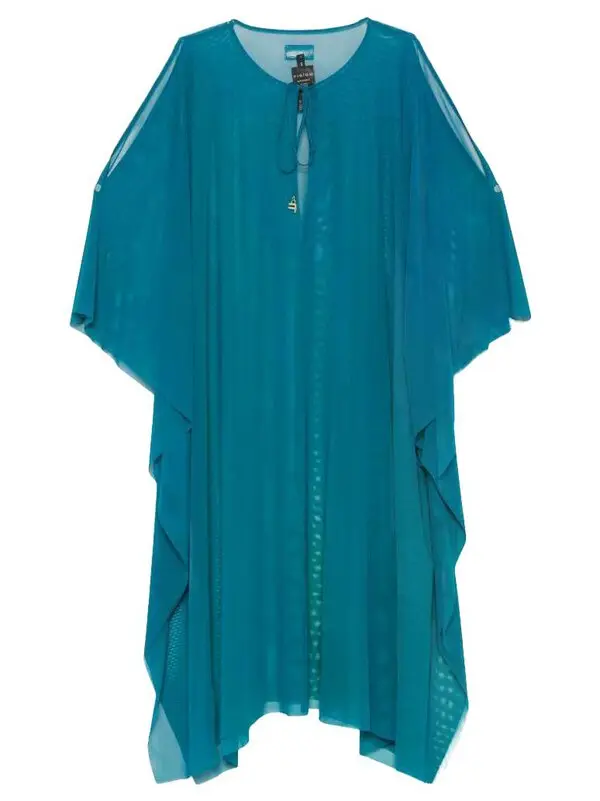 FISICO Cutout Midi Dress - Blue