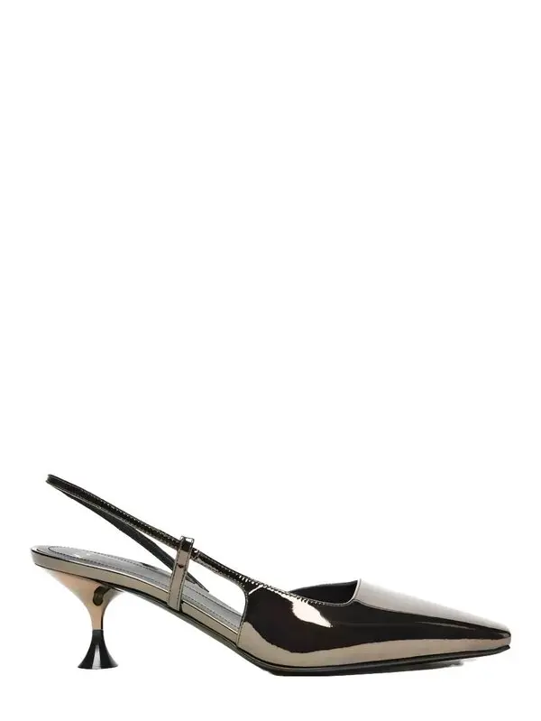 3JUIN 50mm Kira Vegas Pumps - Silver