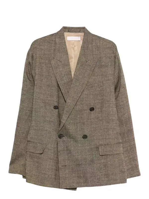 Our Legacy Halt Double-breasted Blazer - Brown