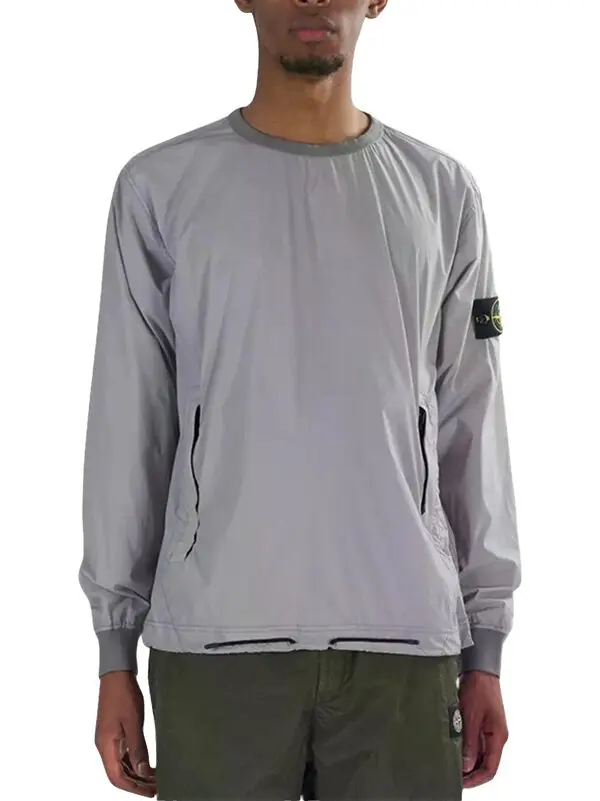 Stone Island Logo-detail Sweatshirt - Grey