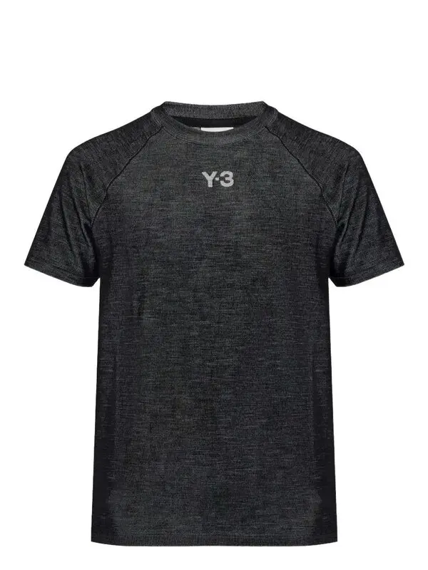 Y3 X Amg Pretronas Mercedes Logo-print T-shirt - Grey
