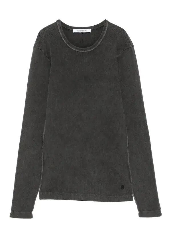 Études Studio Rib Long-sleeve T-shirt - Black