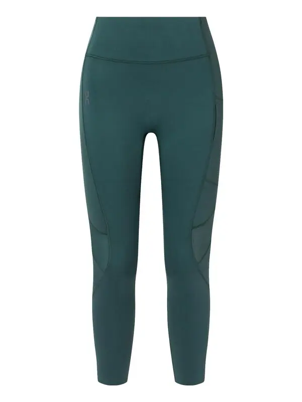 On Performance Training 7/8 Recycled Leggings - Blue