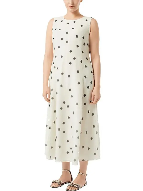 Marina Rinaldi Mrnpalato Midi Dress - White