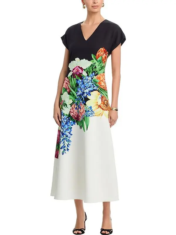 Elie Tahari The Iris Dress - Spring Meadow